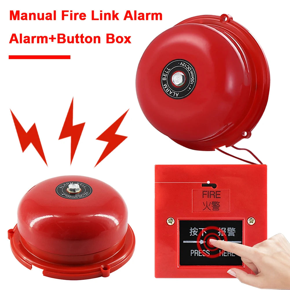 4 Inch Manual Call Point Fire Alarm Resettable Pull Station Metal Fire ...